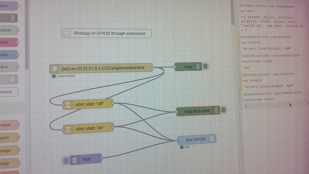 GPIO output with node-red - Help - Rhasspy Voice Assistant