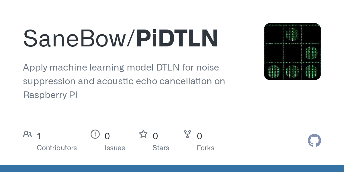 DTLN: Realtime Machine Learning based Noise Suppression / AEC on ...